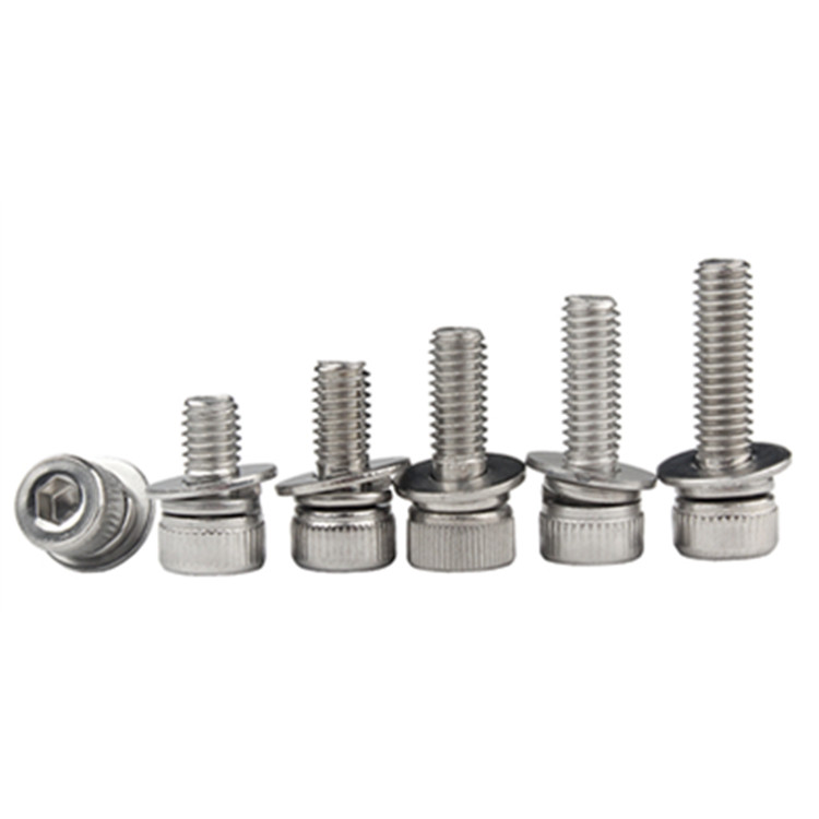FLAT/SPRING WASHER M4 304 Stainless Steel STAINLESS SEM SOCKET HEAD CAP ...